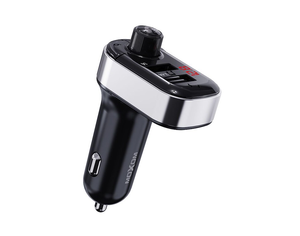 FM Modulator Moxom MX-VC25 2xUSB 3.4A crni (MS)