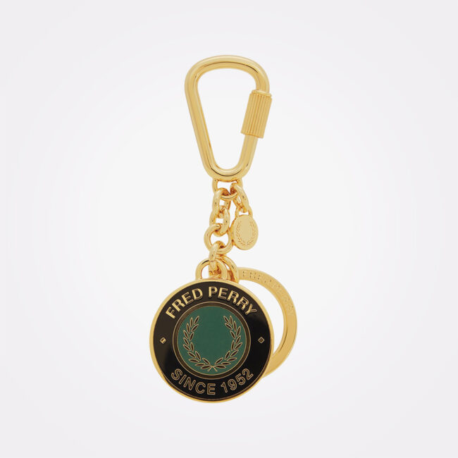 Fred Perry Enamel Branded Keyring