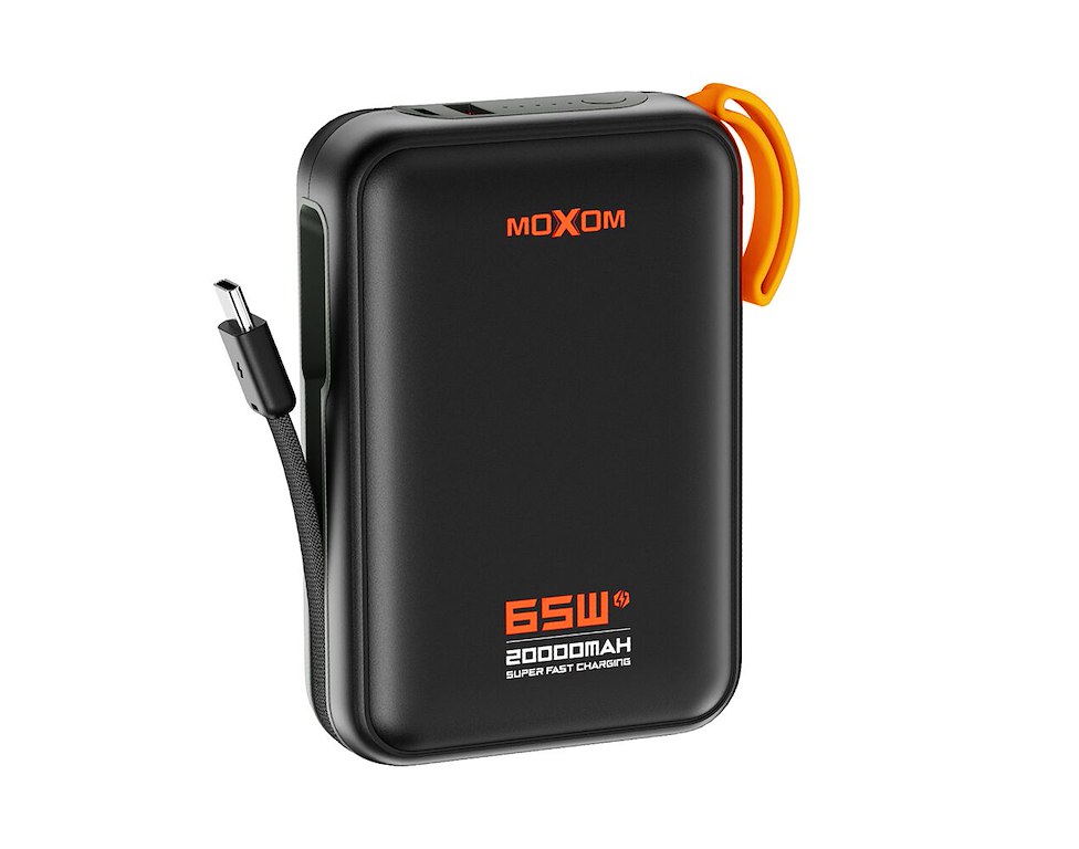 Univerzalna Back Up Baterija Moxom MX-PB188 65W super fast 20000MAH Type C crni (MS)