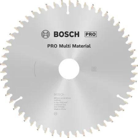 Bosch List kružne testere Multi Material 200 x 30 x 2,4 mm 54 ( 2608640510 )