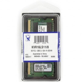 8 GB DDR3/1600 SO-DIMM, KINGSTON KVR16LS11/8, 1.35V, CL11