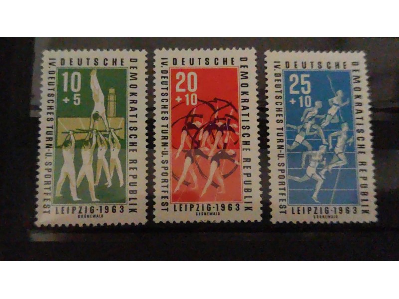 DDR 1963 KOMPLET MNH