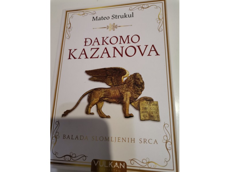 Mateo Strukul, ĐAKOMO KAZANOVA