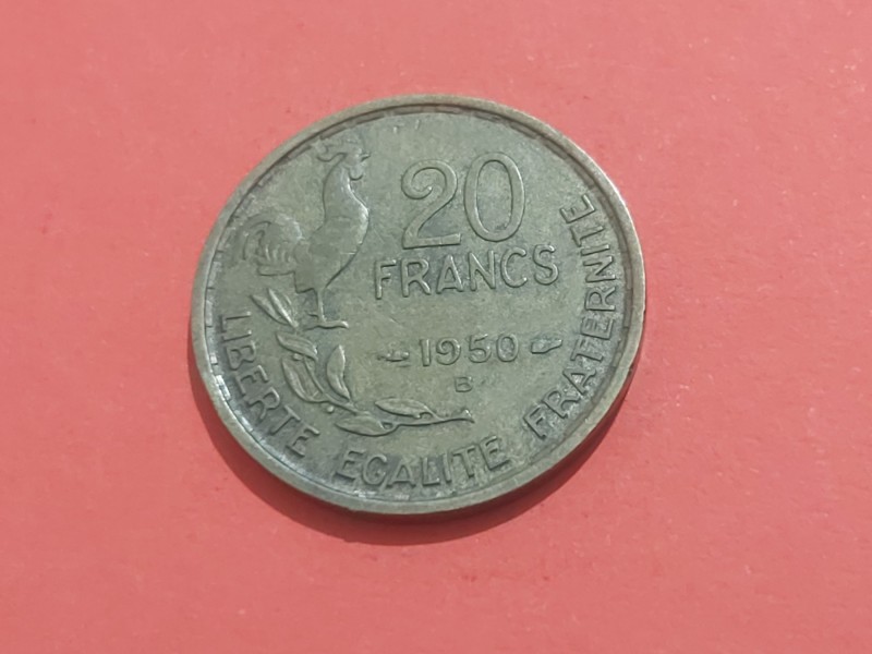 Francuska - 20 francs 1950 god