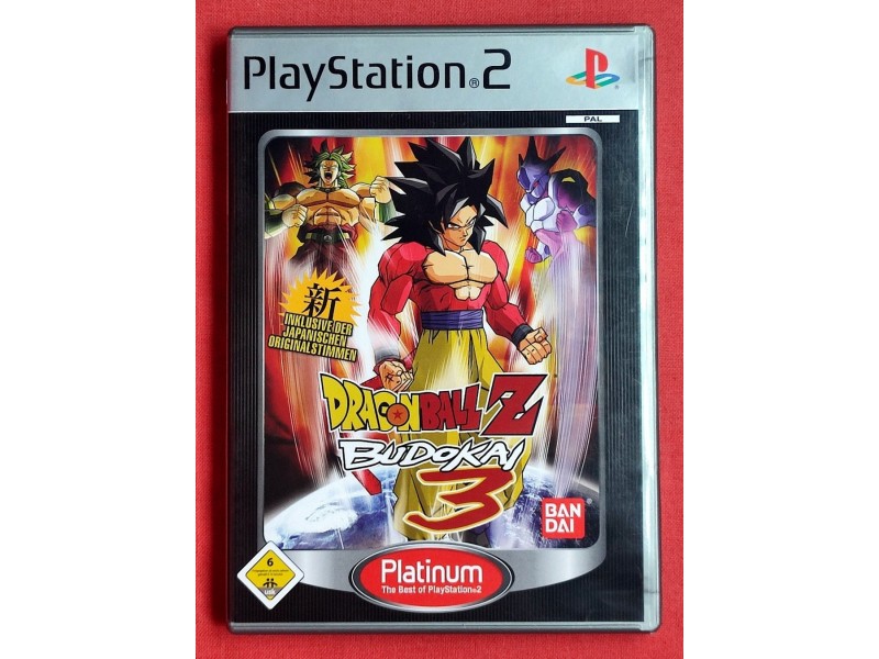 Dragon Ball Z Budokai 3 - Silver - PS2 Originalna Igra