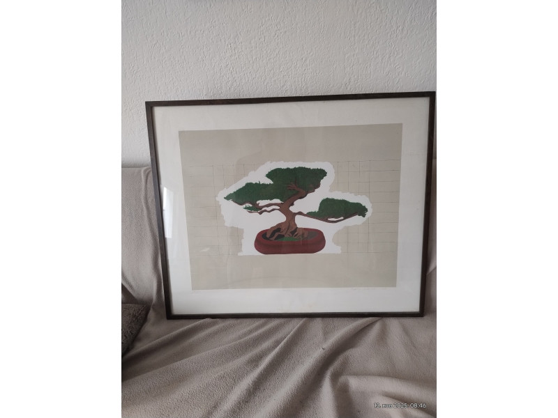 Predrag Pedja Neskovic grafika "Bonsai"