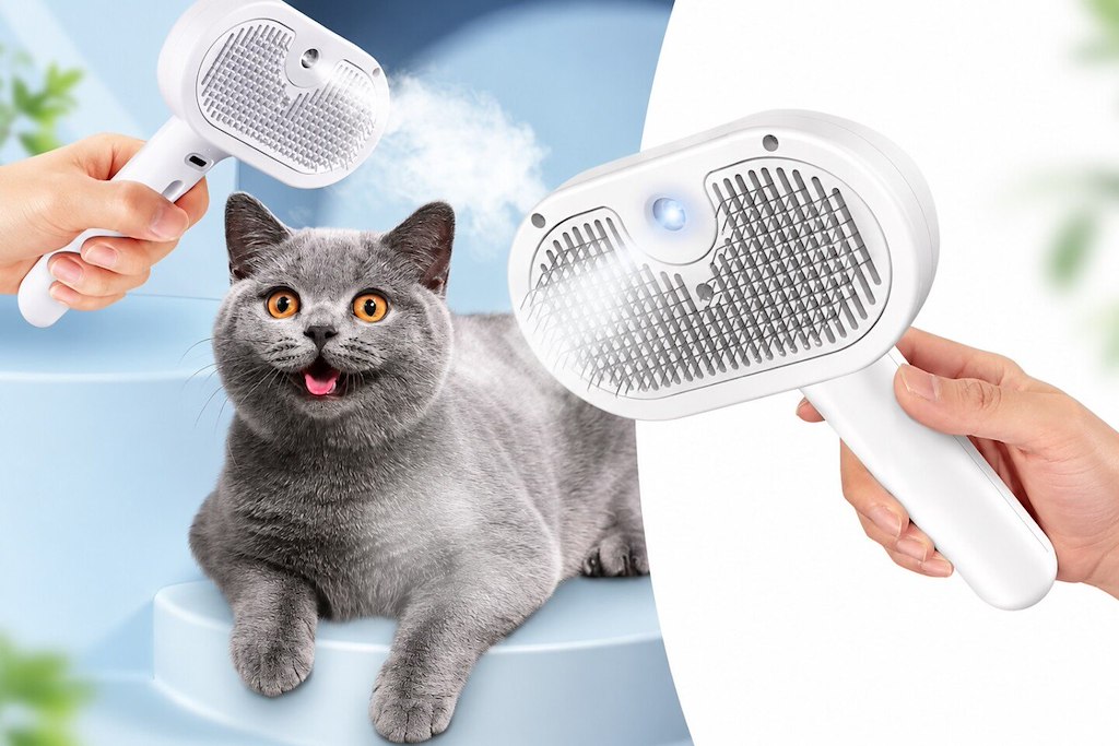 FurflowPaw bežična četka za paru za kućne ljubimce ✨ Spa tretman