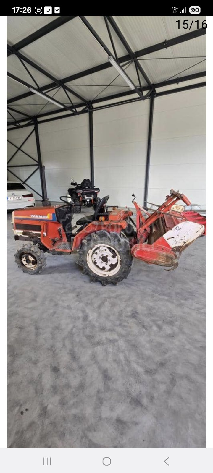 Traktor Yanmar F15d bez kabine