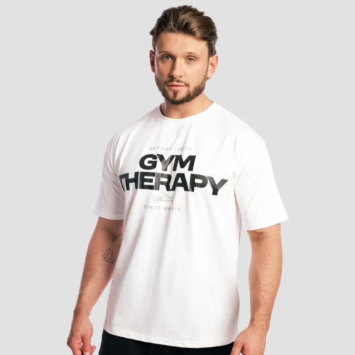 Muška majica Gym Therapy White - GymBeam