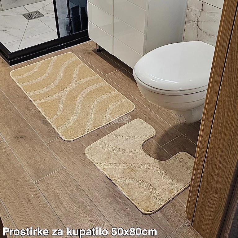 Prostirke za kupatilo 2 /1 Bež