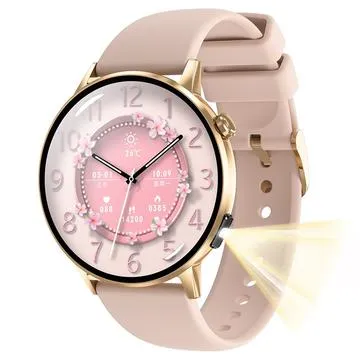 G34 1.32" AMOLED SMART WATCH WITH BLUETOOTH CALLS, HEALTH MONITORING & FITNESS TRACKING – PINK