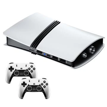 GS5 PRO TV GAME BOX WITH 2 CONTROLLERS - 30000+ RETRO GAMES, 4K HD OUTPUT, 64GB TF CARD (OPEN BOX - BULK SATISFACTORY)