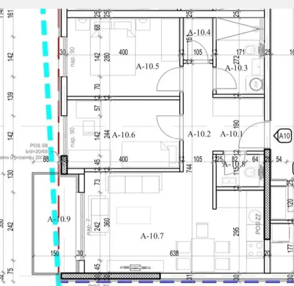 Prodaja, dvosoban stan, 62m², Pančevo, Srbija