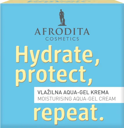 AFRODITA
Hydrate, protect, repeat. Aqua gel krema za lice, 50 ml