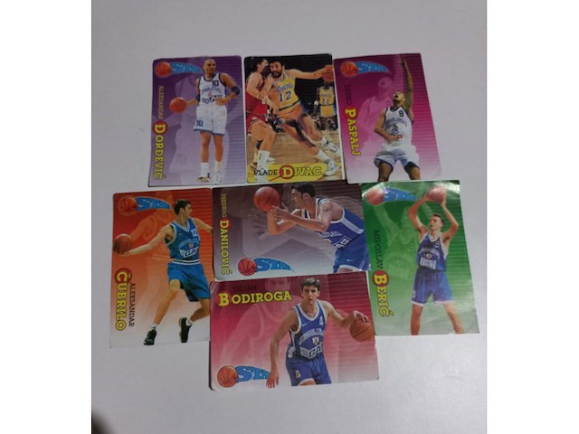Divac, Djordjević, Paspalj, Danilović, Bodiroga...