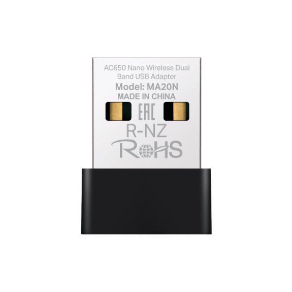 Mercusys MA20N V1.0, AC650 Nano Wireless Dual Band USB Adapter ( 6026 )