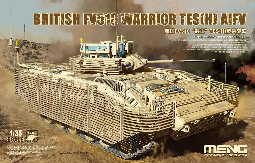 MENG MODEL 1/35 British FV510 Warrior TES(H) AIFV