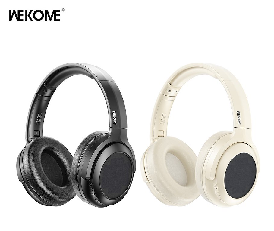 WEKOME Solarne Wireless Slušalice Over-Ear, crne Beluga M1
