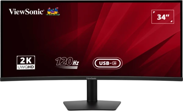 Monitor 34 Viewsonic VA3420C 3440x1440/UWQHD/IPS/21:9/1ms/120Hz/2xHDMI/DP/3xUSB/USB-C/zvučnic/curved