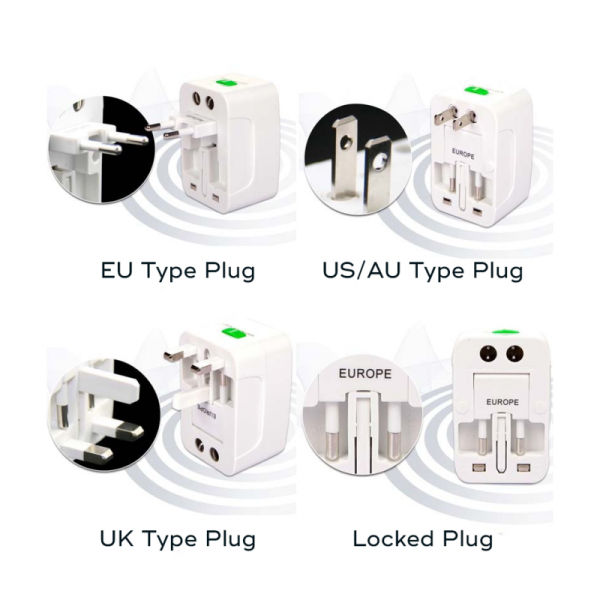 Razno Strujni adapter EU/UK-USA AIO 75910