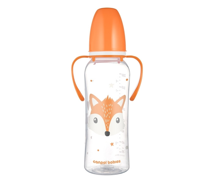 Canpol Babies Flasica Cute Animals sa ručkama 250Ml (11/845) - OrangeID: EK000717943