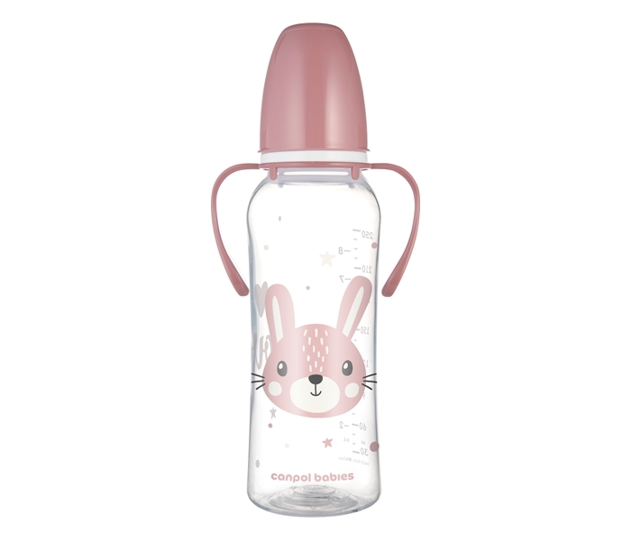 Canpol Babies Flasica Cute Animals sa ručkama 250Ml (11/845) - PinkID: EK000717924