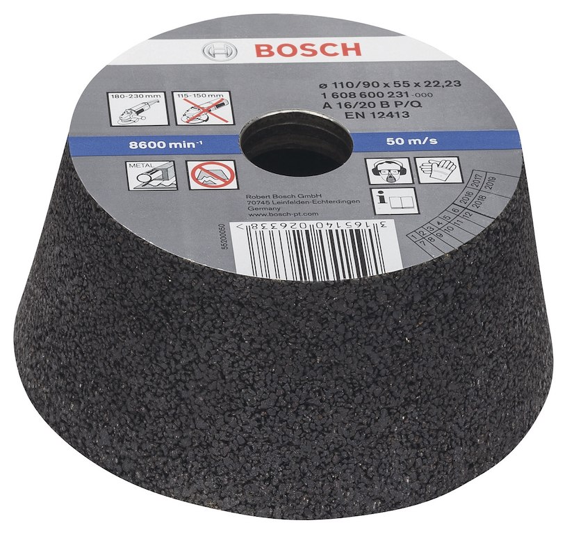 BOSCH Lončasti brusevi konusni, metal 1608600231ID: EK000793272