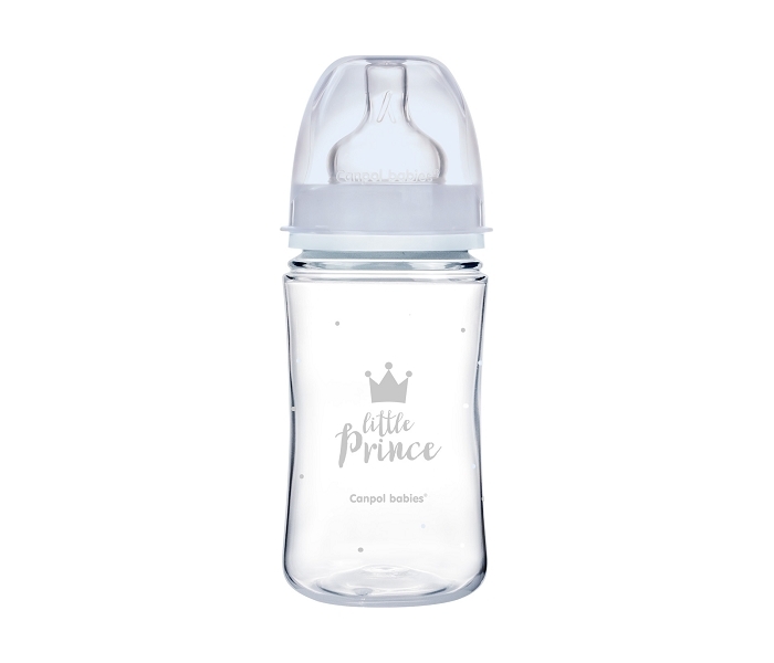 Canpol Babies Flasica 240Ml široki vrat, Pp - Royal Baby 35/234 BlueID: EK000718003