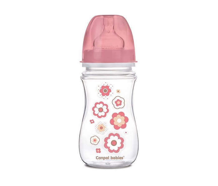 Canpol Babies Flasica Siroki Vrat,Antikolik 35/217 Easy Start - Newborn Baby 240Ml PinkID: EK000718047