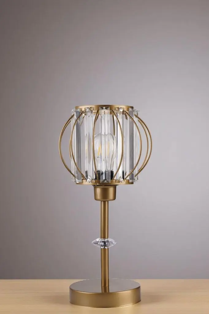 Opviq Stona lampa 8912-1A, Zlatne boje