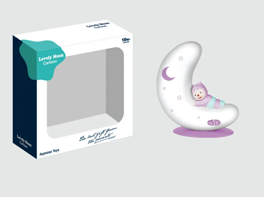 APPEASE TOYS Lampa mesec ljubičasta