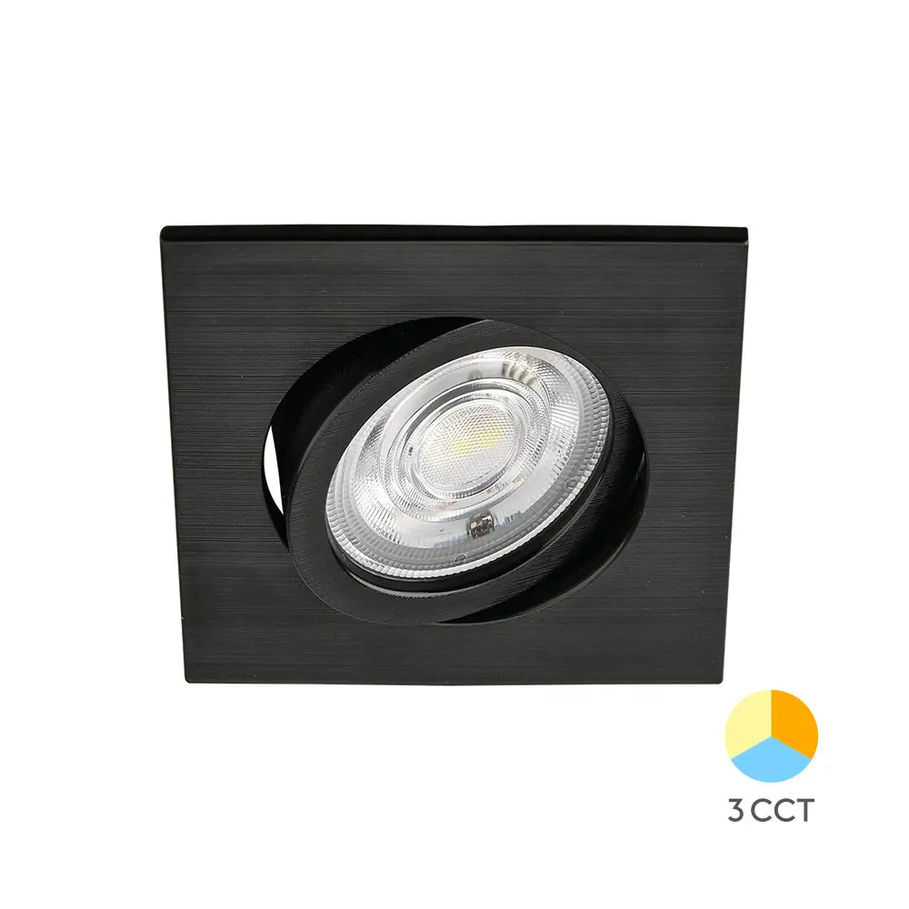 Braytron LED spot svetiljka BRY- G3-7W-SQR-CRNA-3U1