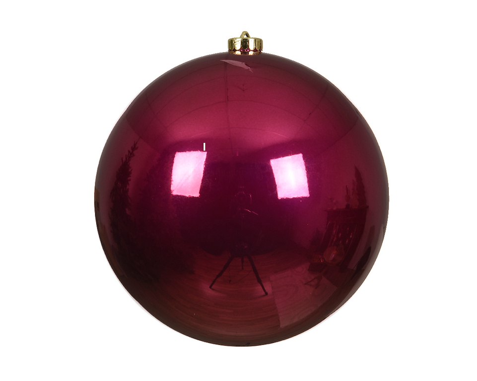 DekorDom novogodišnja dekoracija - hanging bauble 20cm 022418 - oxblood - kmgID: EK000784631
