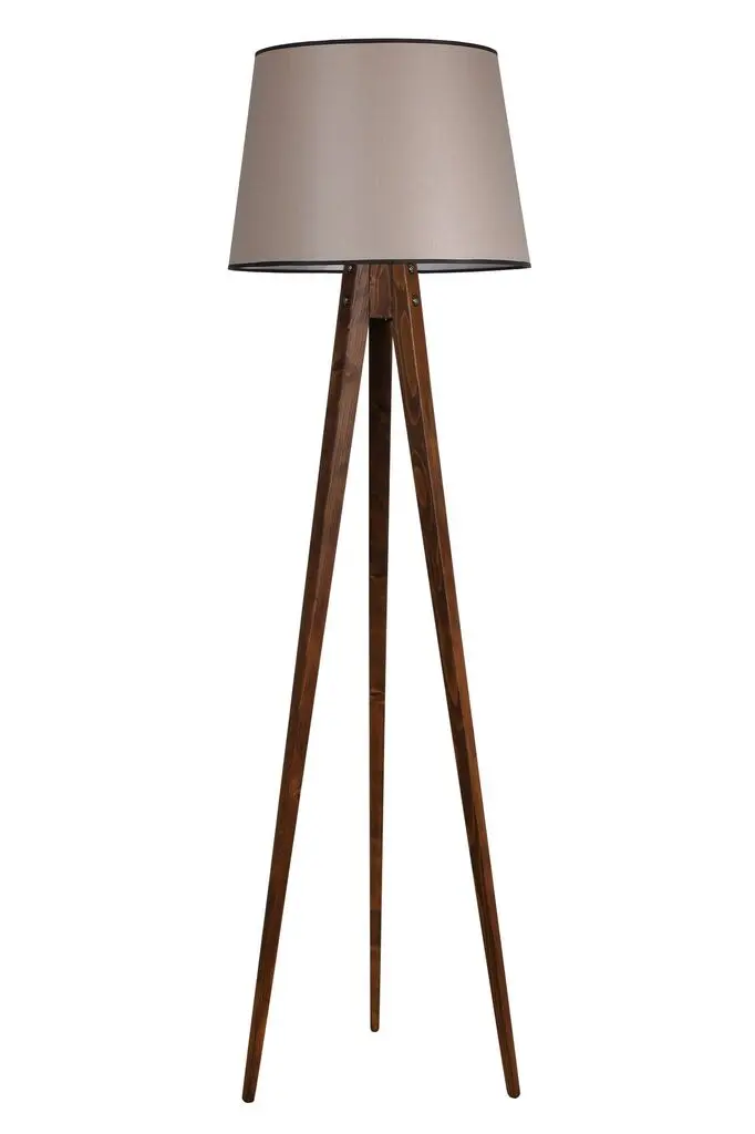 Opviq Podna lampa 82, 160 cm, E27, Orah