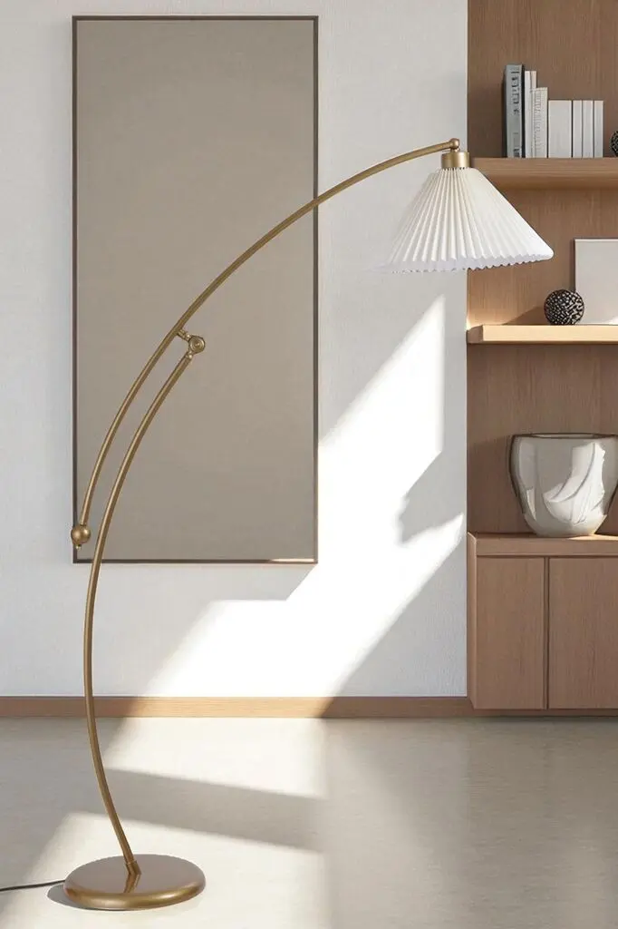 Opviq Podna lampa 8972-5, Zlatne boje