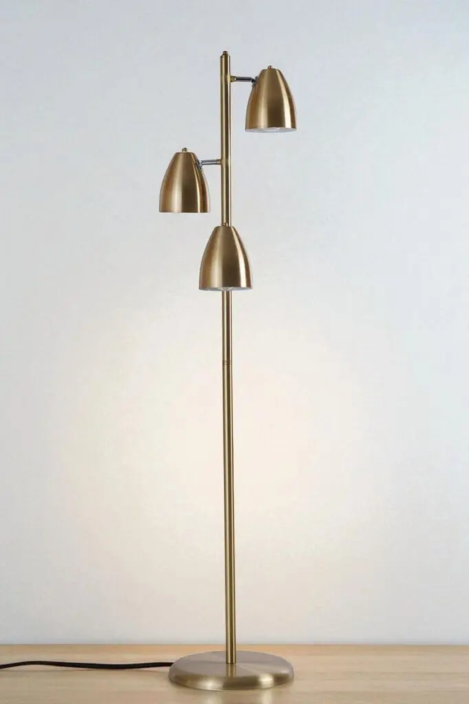 Opviq Podna lampa 8960-2, Zlatne boje
