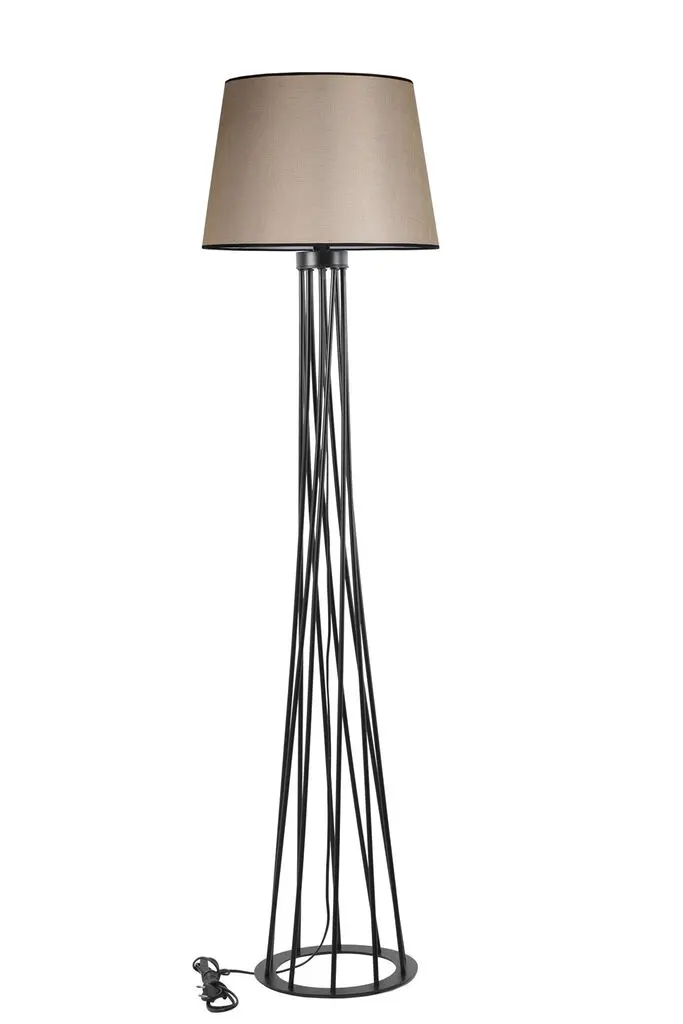 Opviq Podna lampa Havin, 160 cm, E27, Crna