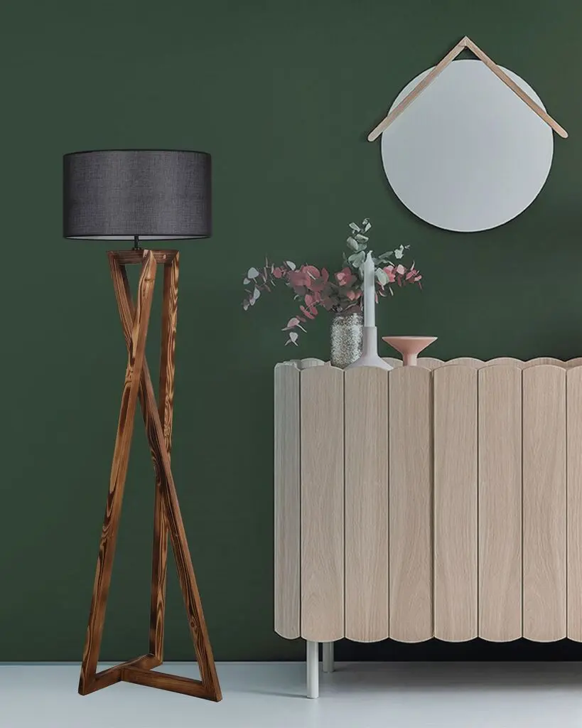 Opviq 534LUN2159 Podna lampa, Crna