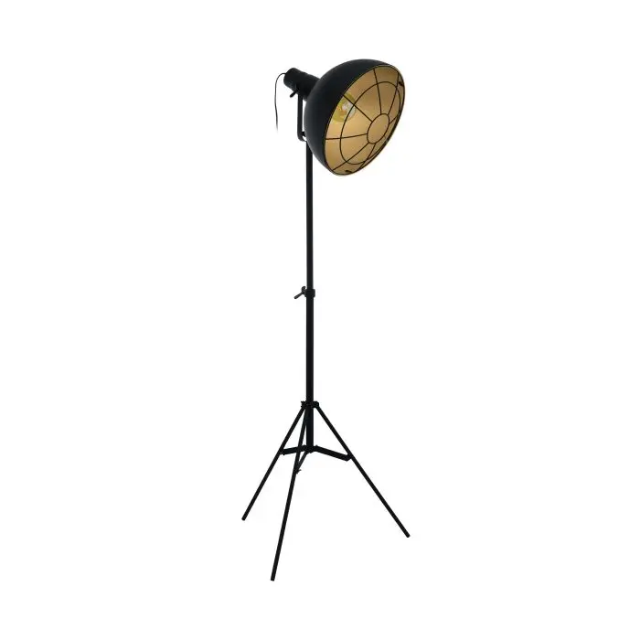 EGLO Podna lampa E27 Cannington 49674 crna