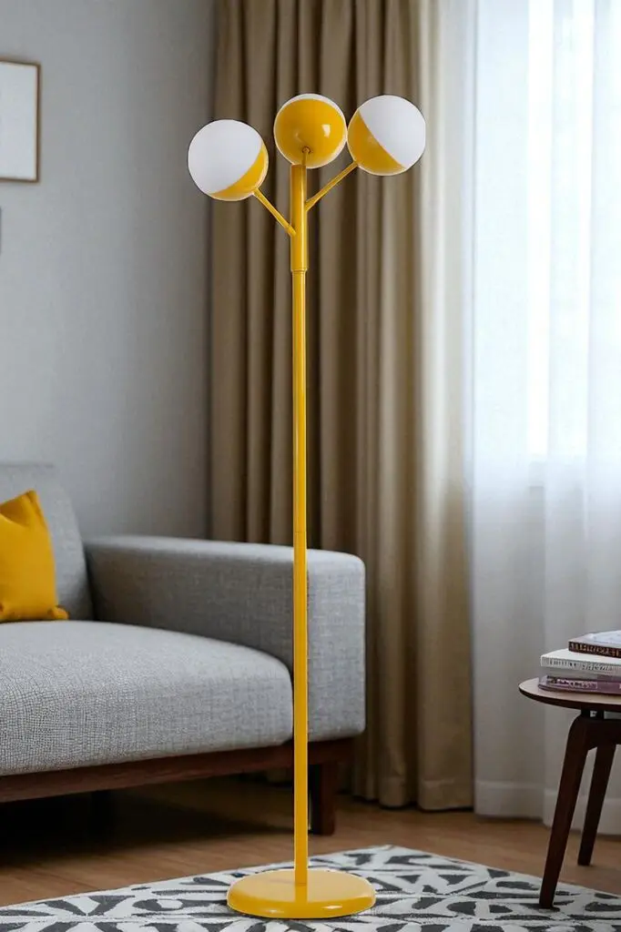Opviq Podna lampa 8948-7, Žuta