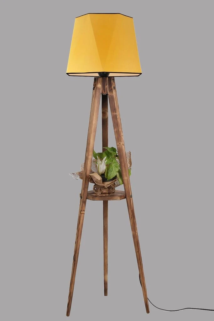 Opviq Podna lampa, 165 cm, Orah