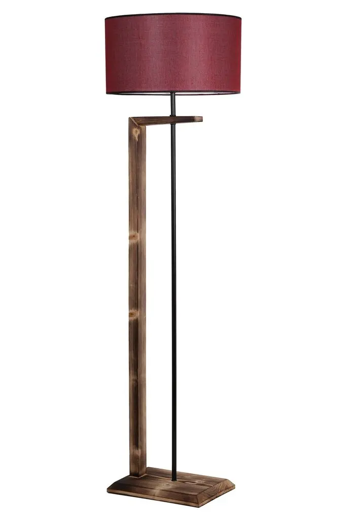 Opviq Podna lampa Menekse, 163 cm, E27, Tamnobraon