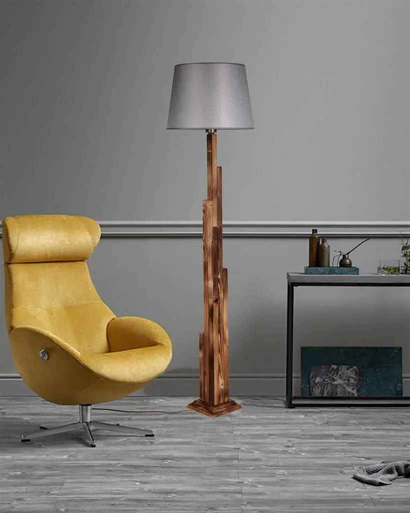 Opviq Podna lampa Kule, 165 cm, (31 cm), E27, Tamnobraon