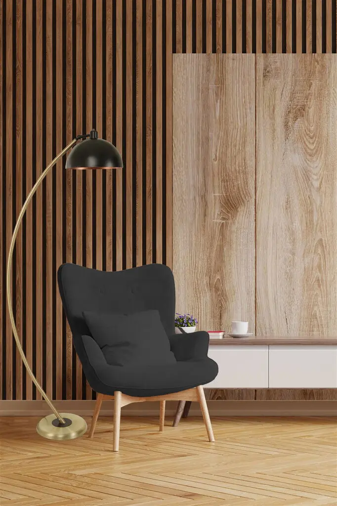 Opviq Hilal Eskitme Lambader Retro 3 534LUN4192 Podna lampa, Crna