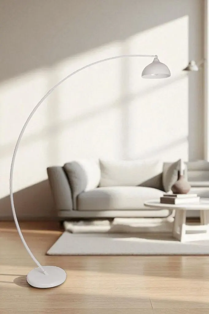 Opviq Podna lampa 8922-2, Bela