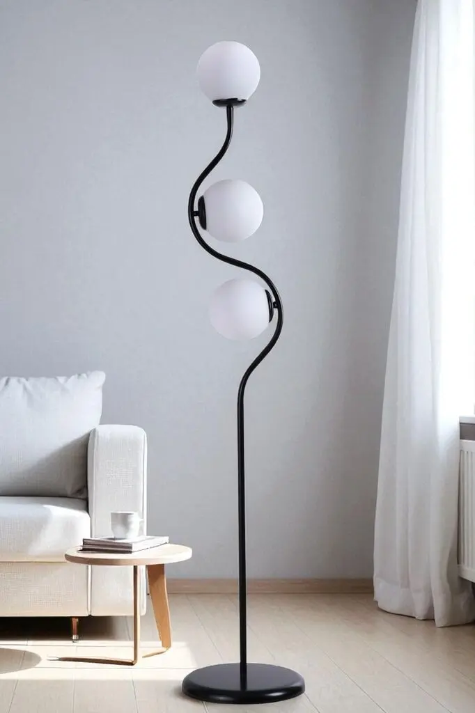 Opviq Podna lampa 8944-1, Crna
