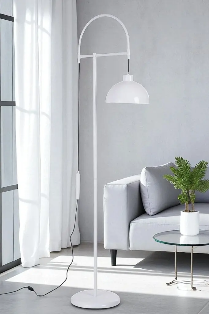 Opviq Podna lampa 8958-4, Bela