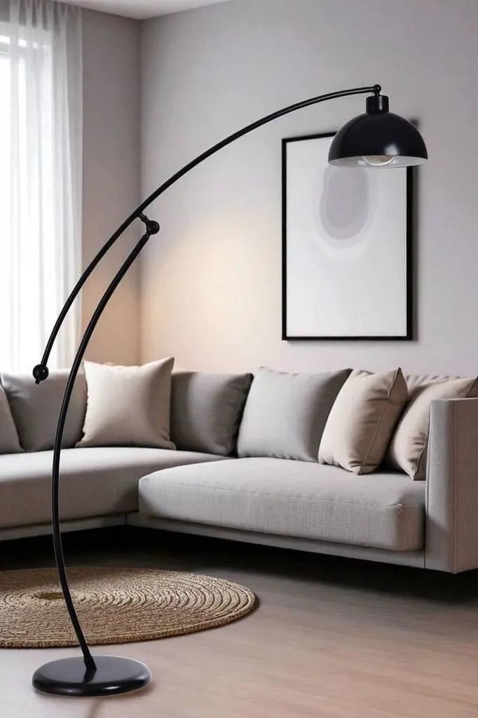 Opviq Podna lampa 8971-1, Crna