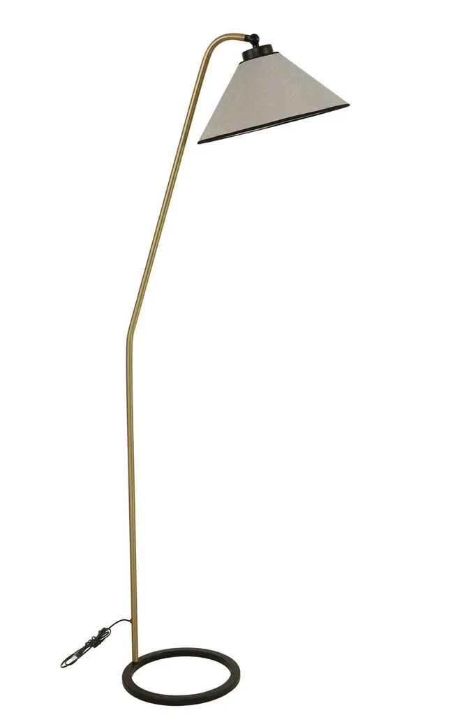 Opviq Podna lampa Delta, 155 cm, E27, Zlatne boje