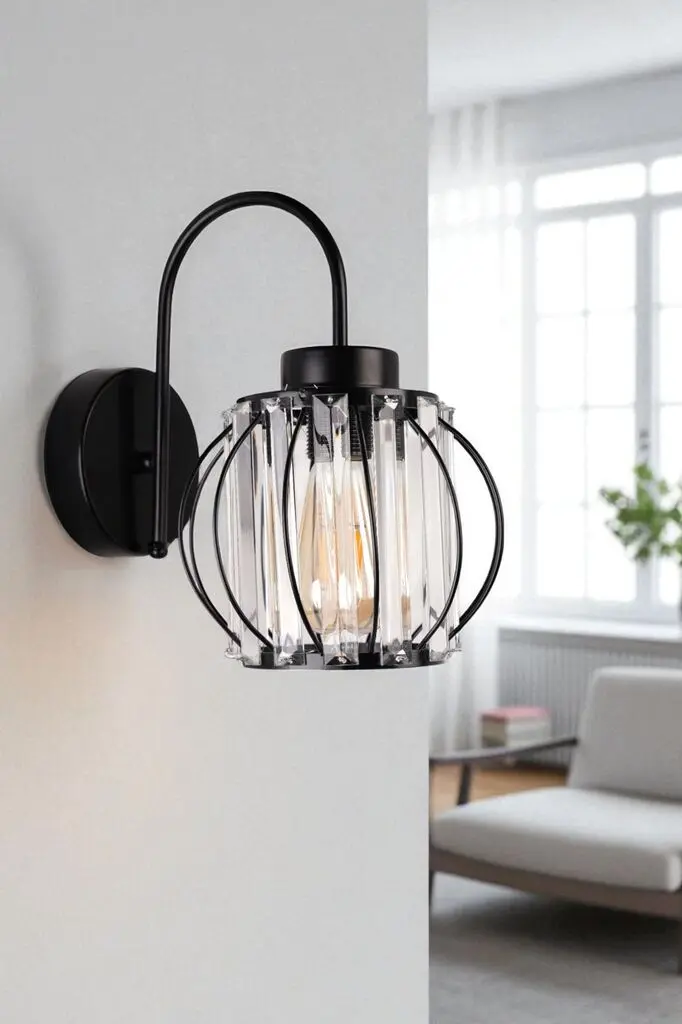 Opviq Zidna lampa 9042-1A, Crna